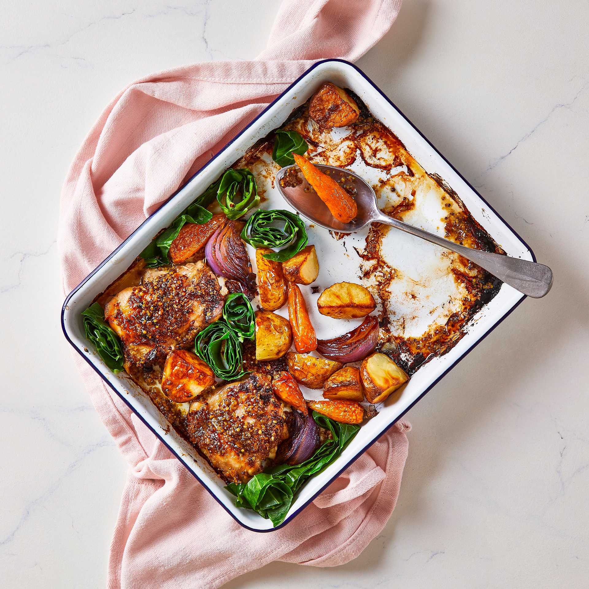 Honey Mustard Chicken Tray Bake Recipe Gousto Honey Mustard Chicken Tray Bake Recipe Gousto
